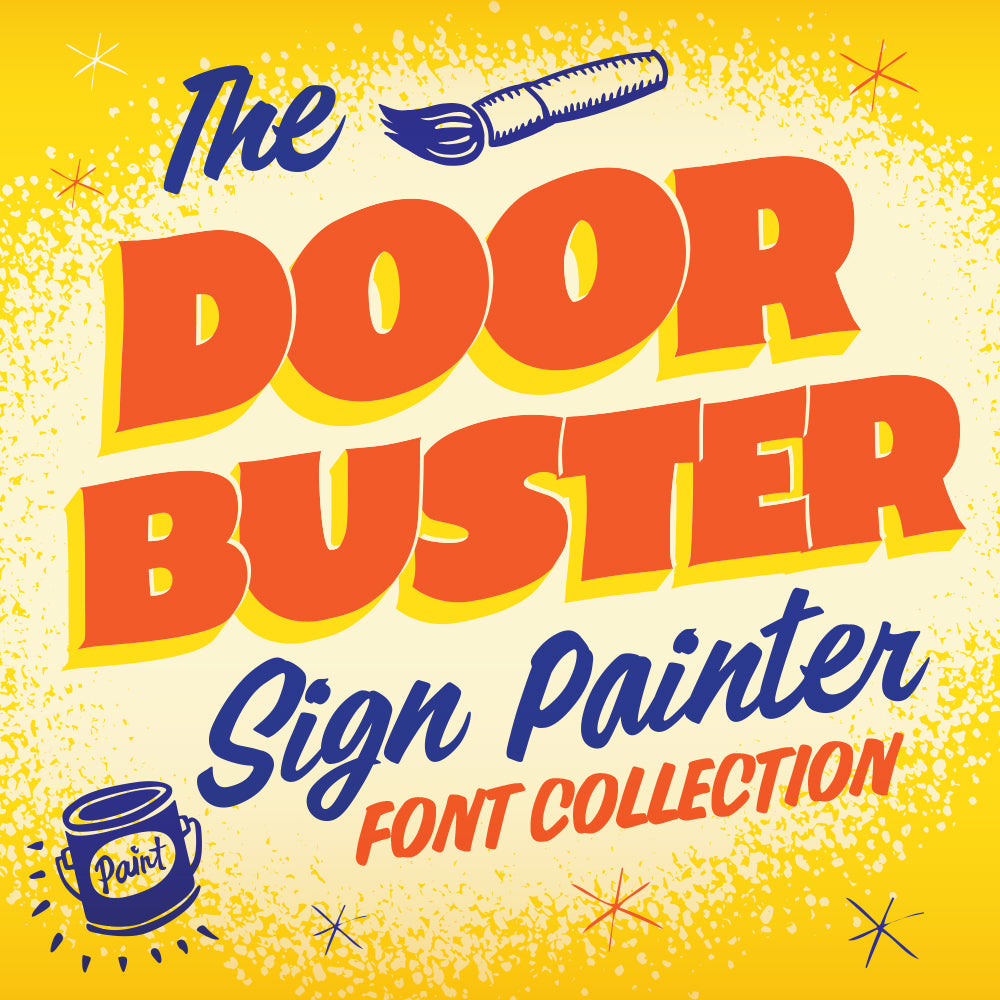Doorbuster Sign Painter Fonts – Paper Moon Supply