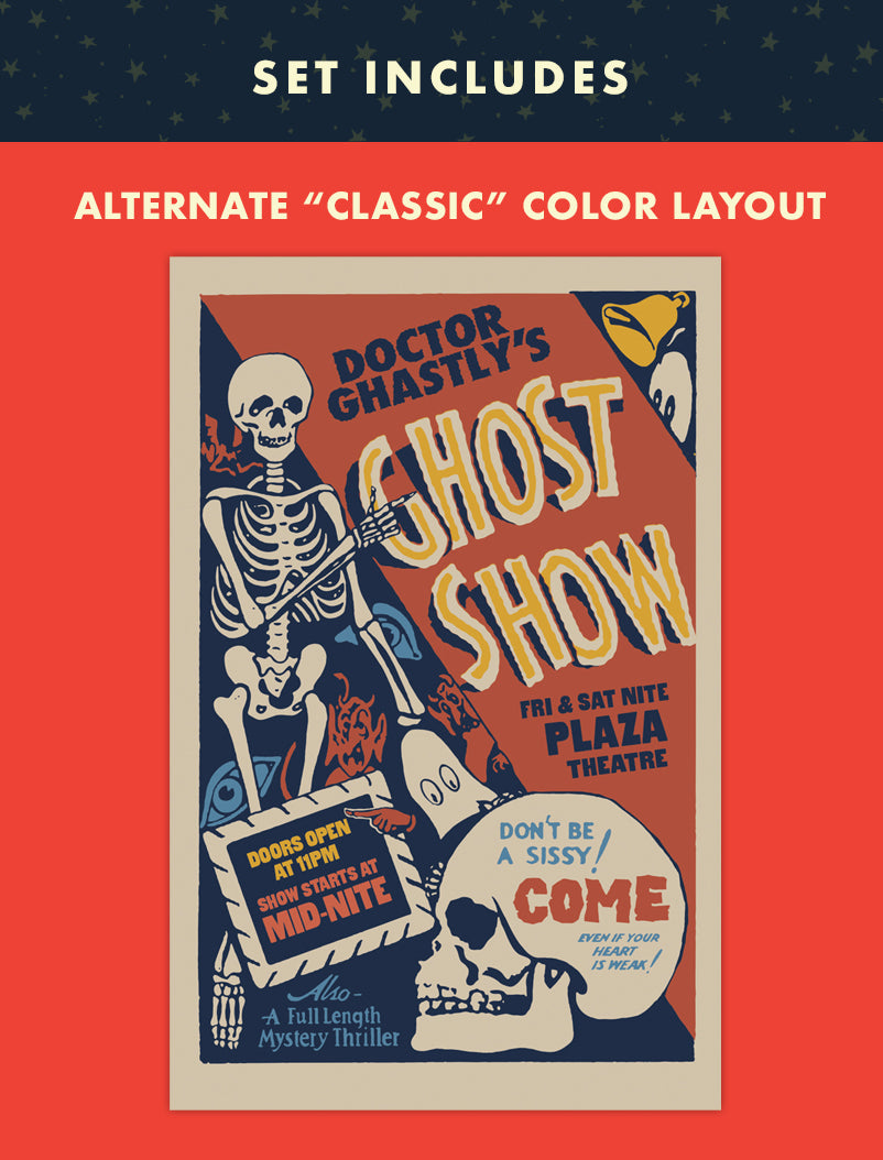 Ghost Show Movie Night Poster – Paper Moon Supply